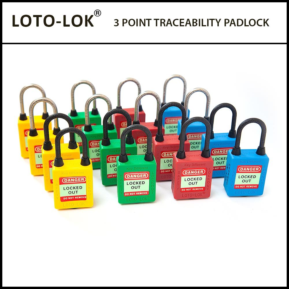 PREMIUM PLASTIC SAFETY LOCKOUT PADLOCKS - LOTO SAFETY PRODUCTS