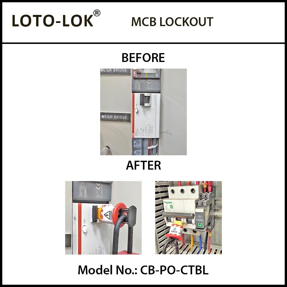 CIRCUIT BREAKER LOCKOUT, NYLON - LOTO SAFETY PRODUCTS
