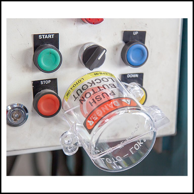 Emergency Push Button Lockout Device - LOTO Panel Lockout